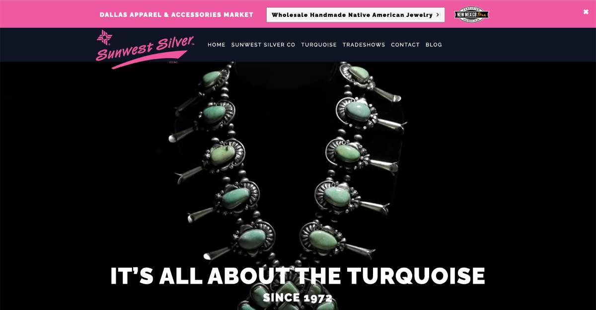 IT’S ALL ABOUT THE TURQUOISE - SINCE 1972 | Sunwest Silver